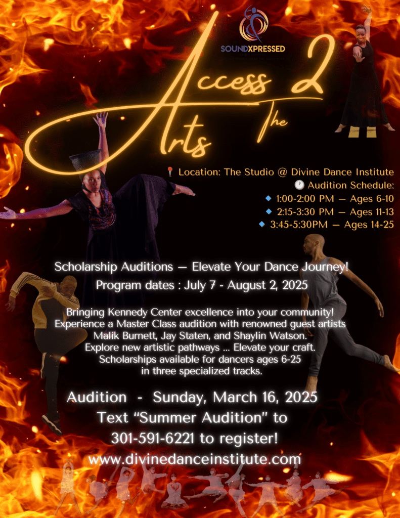 Access 2 Arts Scholarship Auditions | Divine Dance Institute